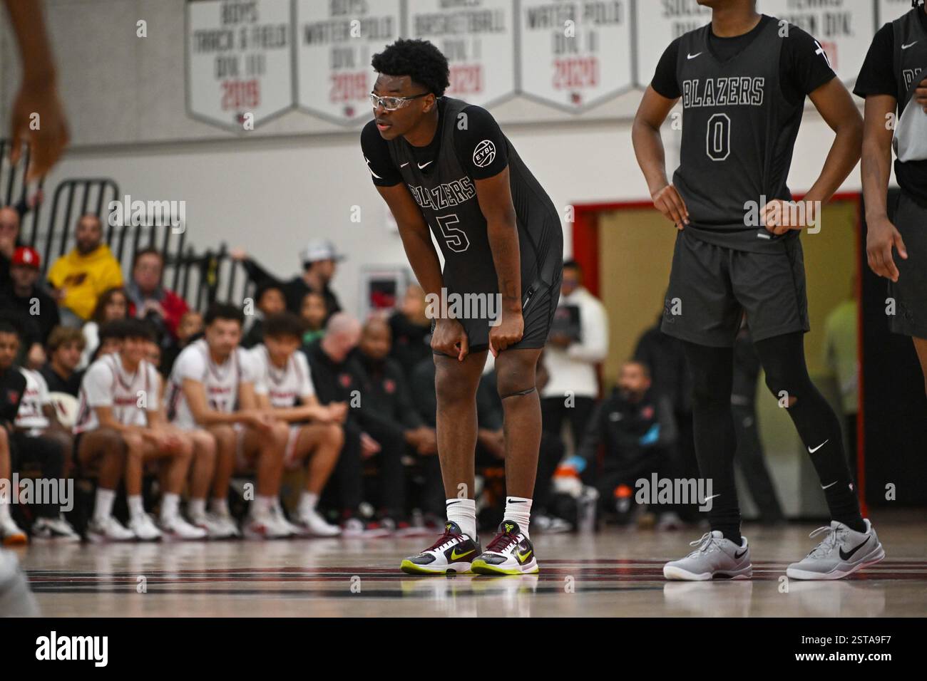 Studio City, United States. 28th Jan, 2025. Sierra Canyon Trailblazers ...
