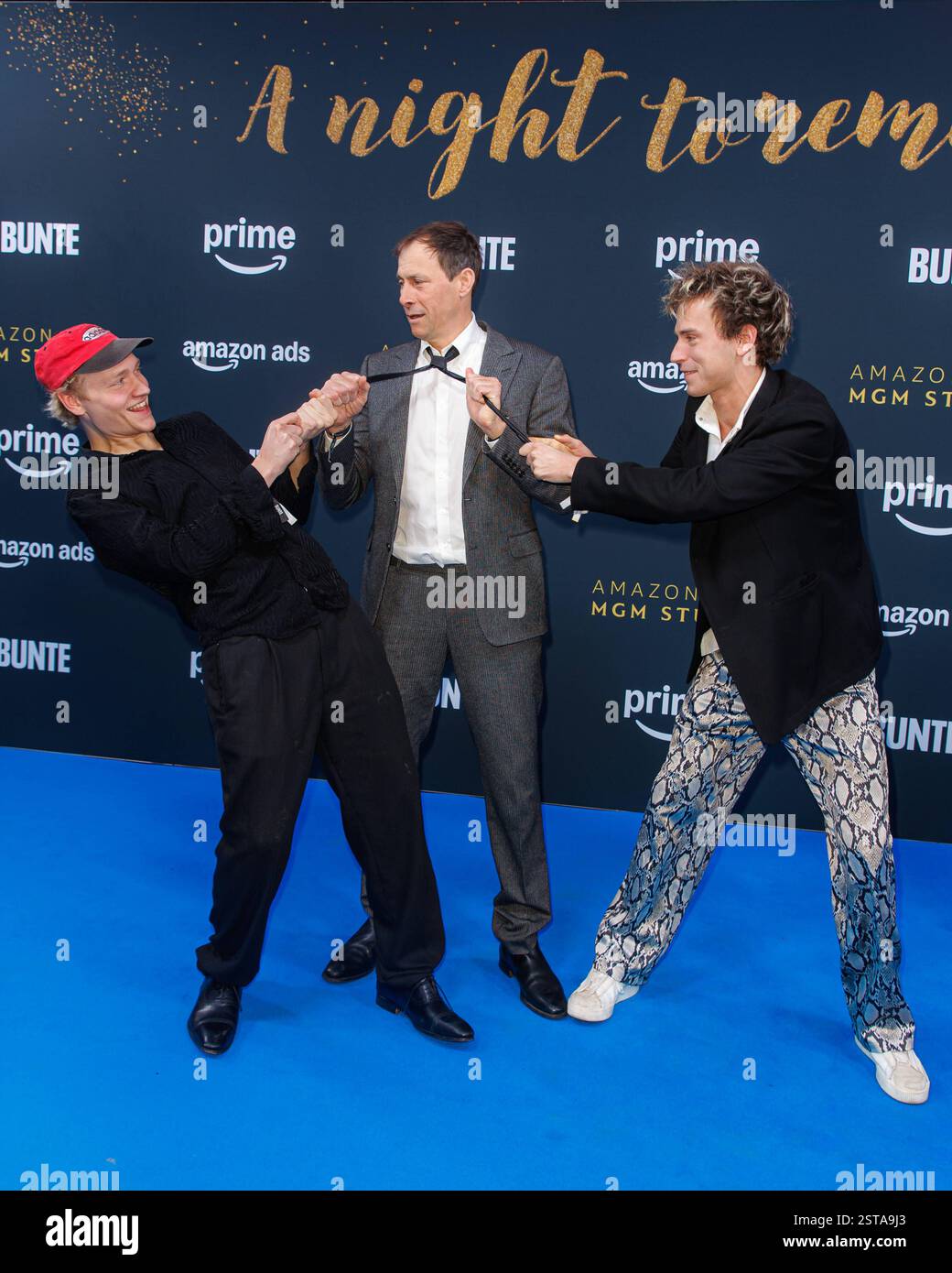 persons Bruno Alexander, Marc Hosemann and Emil Belton *** persons ...