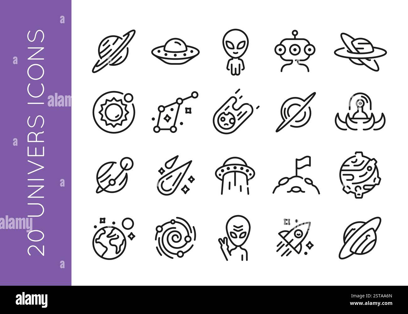 Observatory universe Stock Vector Images - Alamy