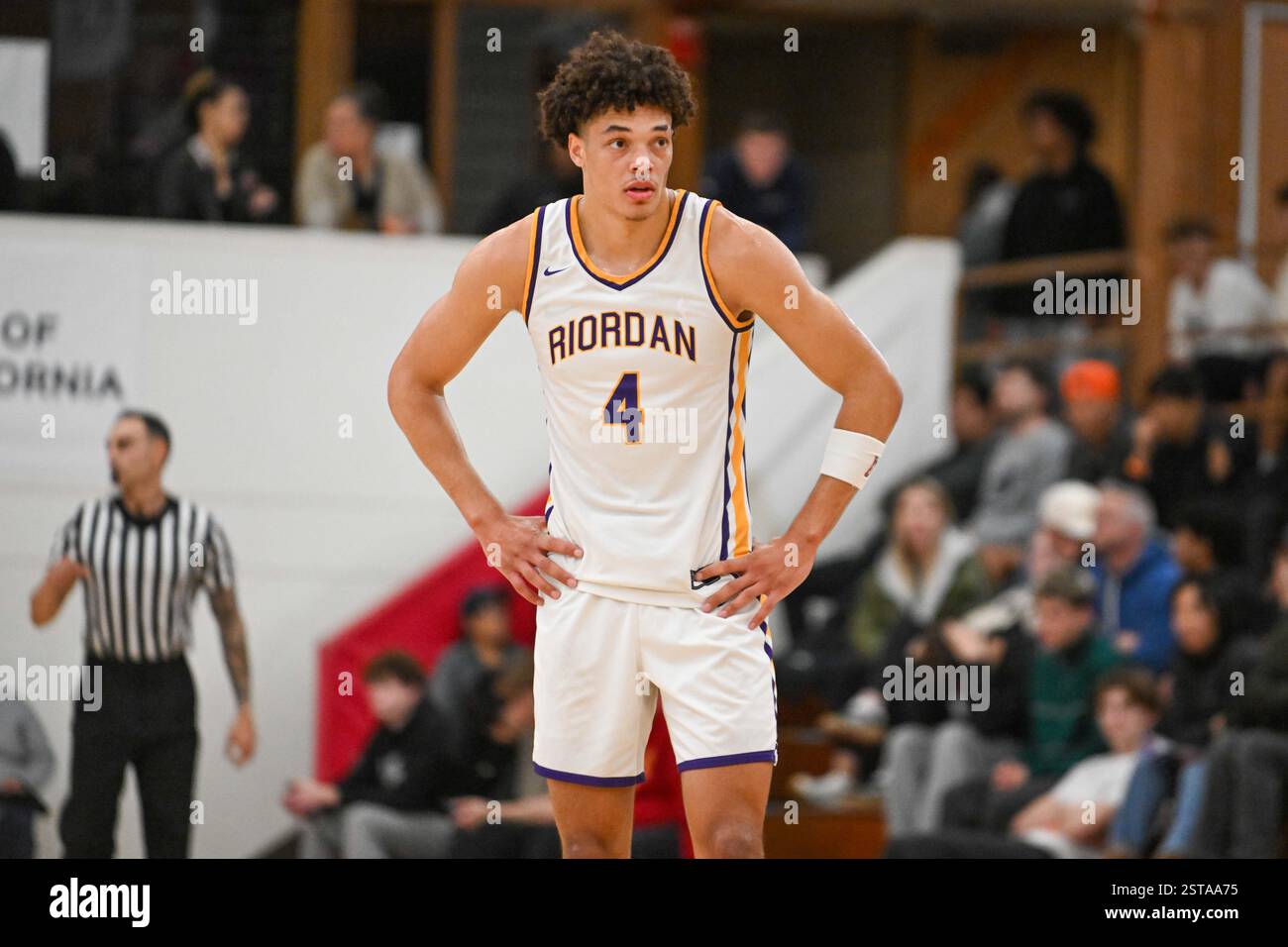 San Diego, United States. 28th Dec, 2025. Archbishop Riordan wing Jasir ...