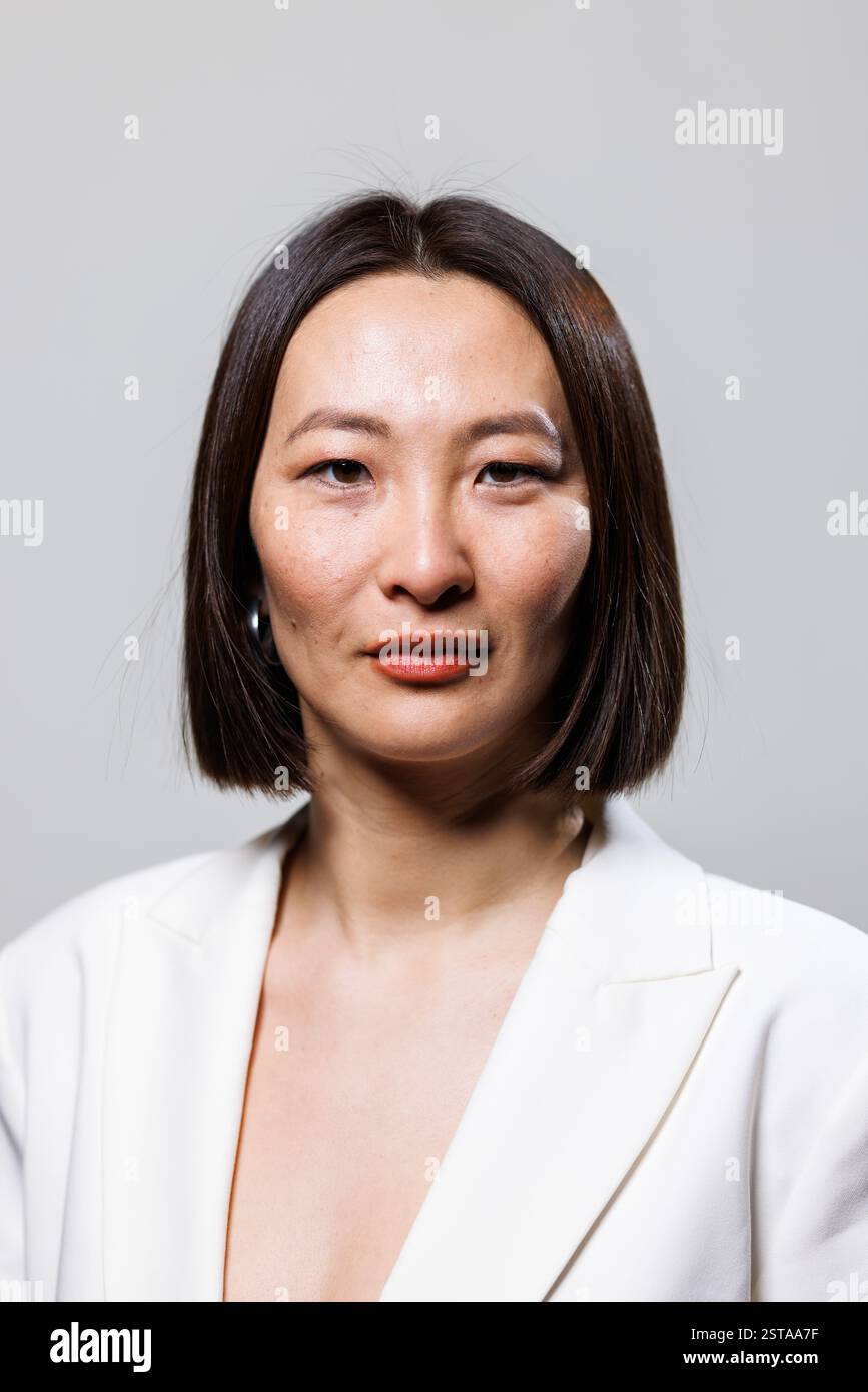 Rust, Germany. 17th Feb, 2025. Lu Zhang stands in a hotel at Europa-Park. She is one of the nine ...