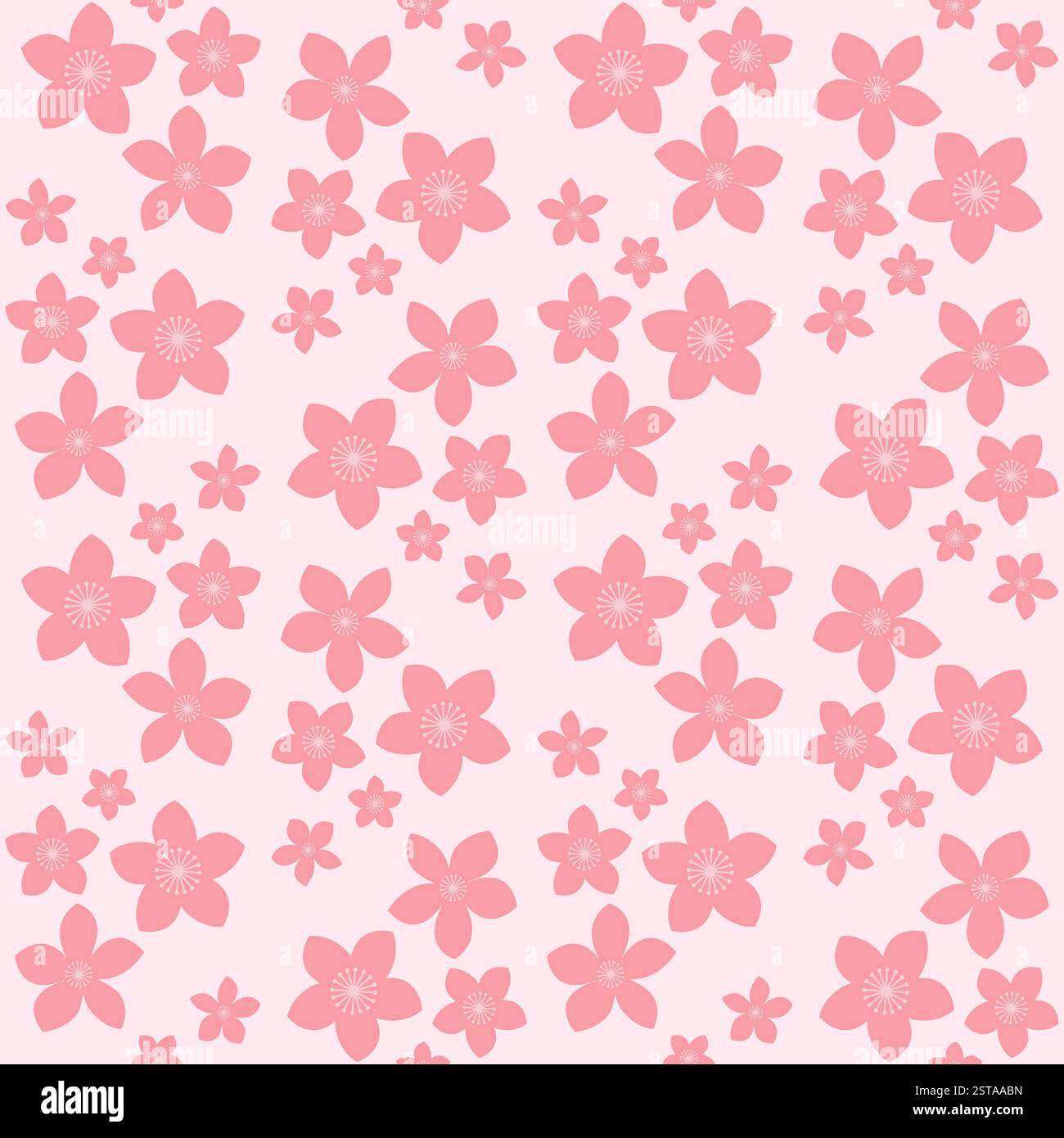 Playful floral motif Stock Vector Images - Alamy