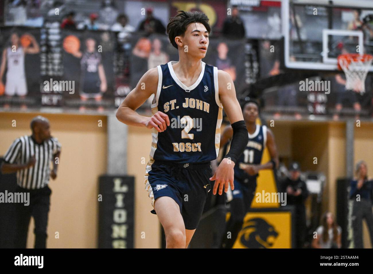 St. John Bosco Braves guard Chris Komin (2) during a CIF high school ...