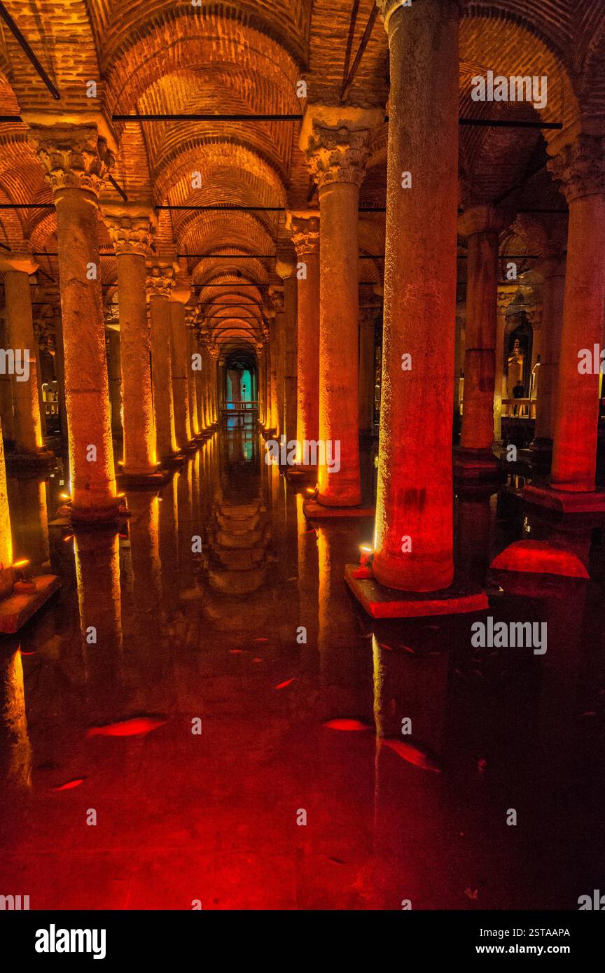 The Cisterns form a huge underground hall, build in the Byzantine era ...
