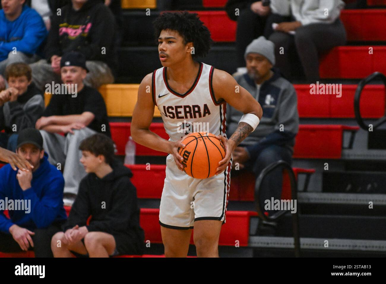 San Juan Capistrano, United States. 04th Feb, 2025. JSerra Lions guard ...