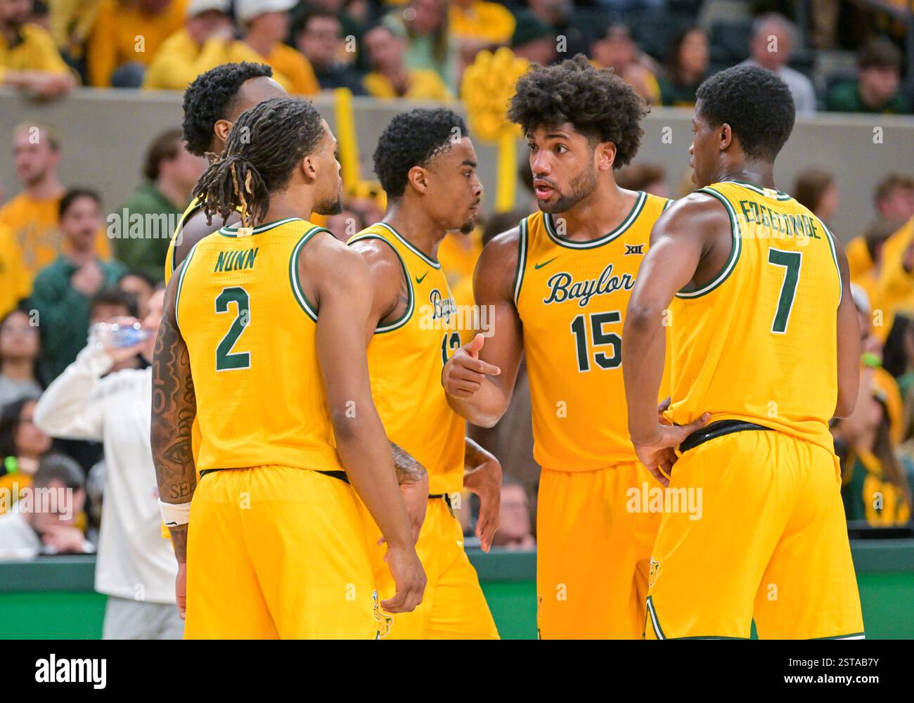 Waco, USA. 17th Feb, 2025. February 17, 2025: Baylor Bears forward ...