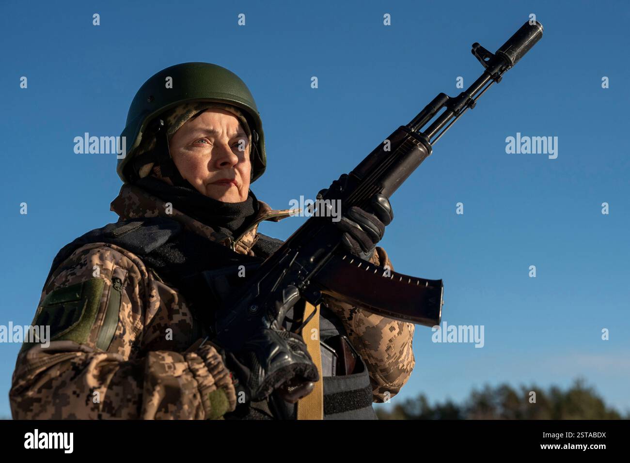 Witches of Bucha, a group of female volunteer soldiers, undergo ...