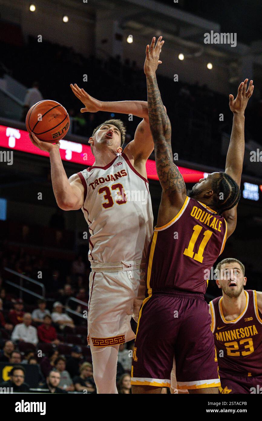 Los Angeles, United States. 15th Feb, 2025. USC Trojans forward Josh ...