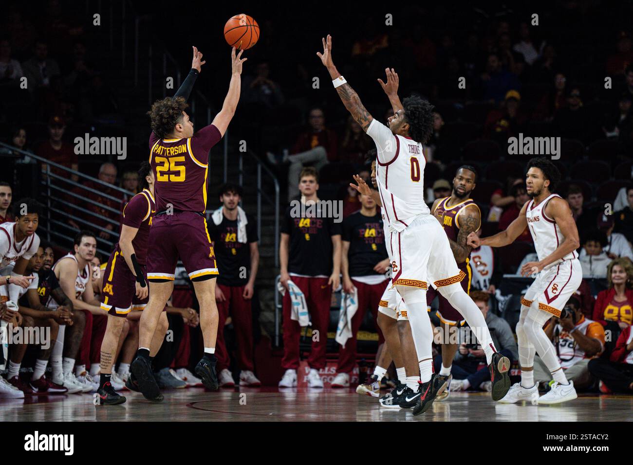 Los Angeles, United States. 15th Feb, 2025. Minnesota Golden Gophers ...