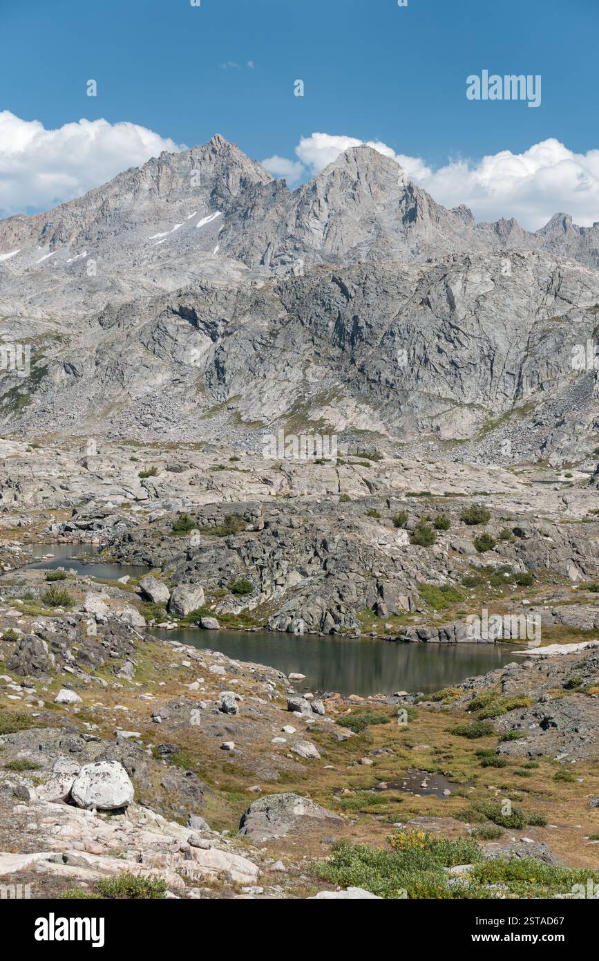 Elbow Lake Basin, Bridger Wilderness, Wyoming Stock Photo - Alamy