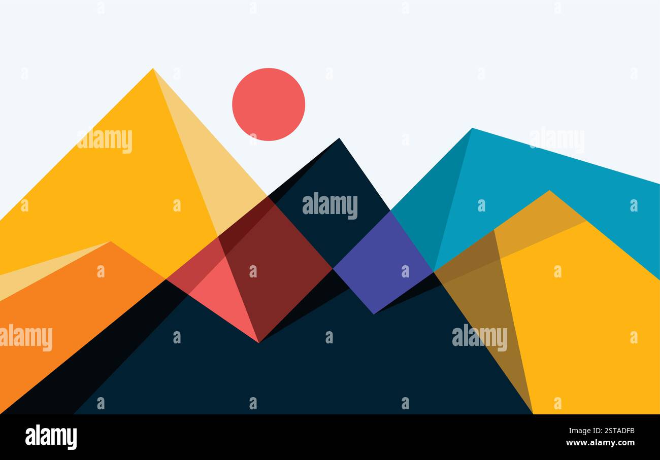 Backdrop of hills Stock Vector Images - Alamy