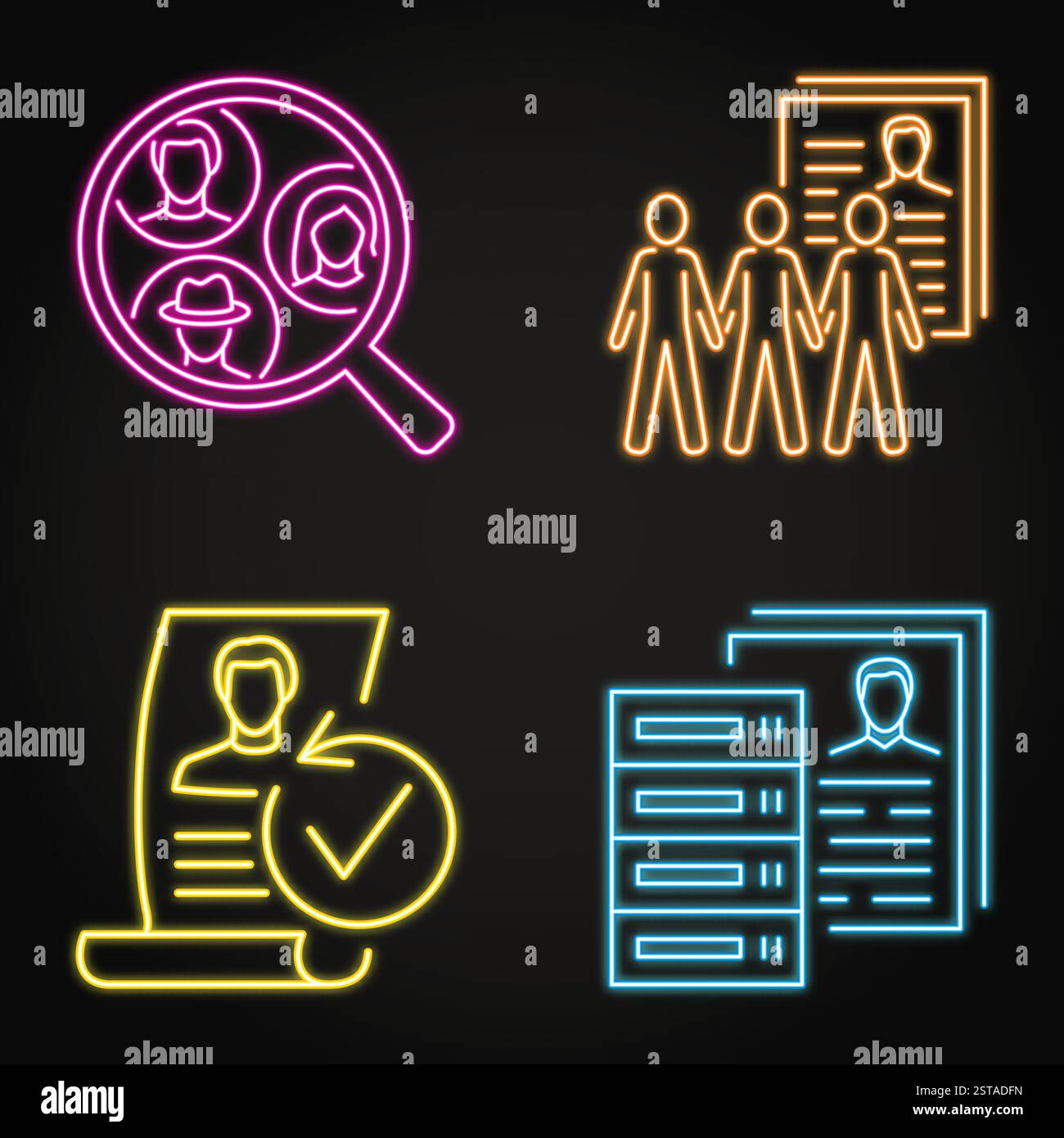 Information history center Stock Vector Images - Alamy