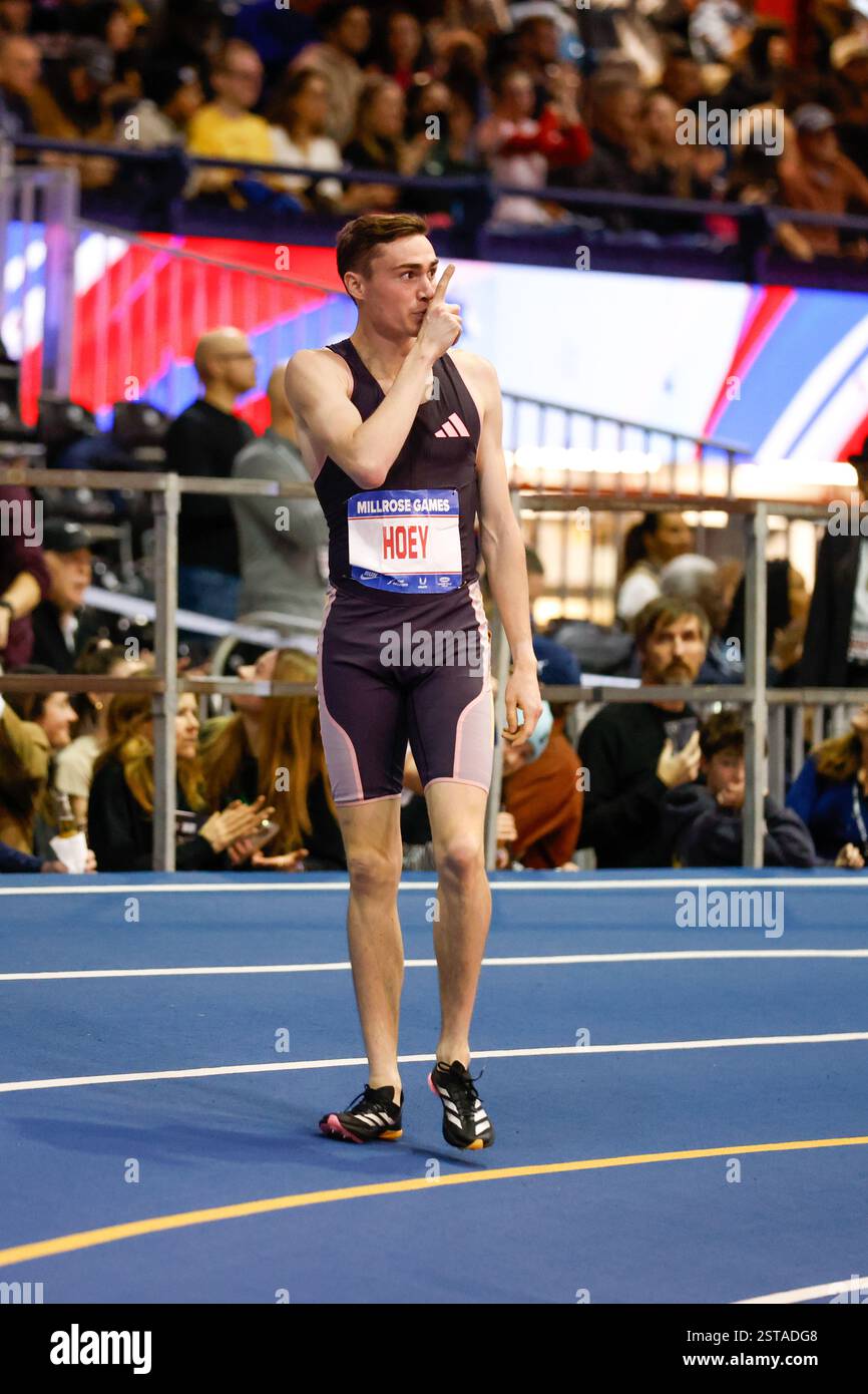 Feb 08, 2025; New York City, New York, USA: Josh Hoey of the USA ...
