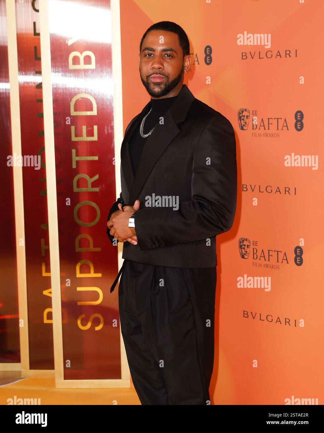 London, UK. 15th Feb, 2025. Jharrel Jerome attends the EE BAFTA Film ...