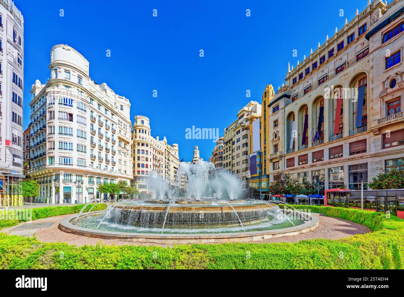 Valencia modernisme plaza city hi-res stock photography and images - Alamy