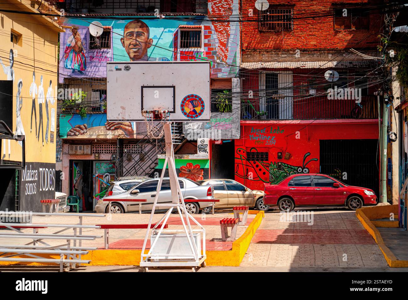 Slums in Caracas, Venezuela. Poor neighborhoods in Latin America Stock ...