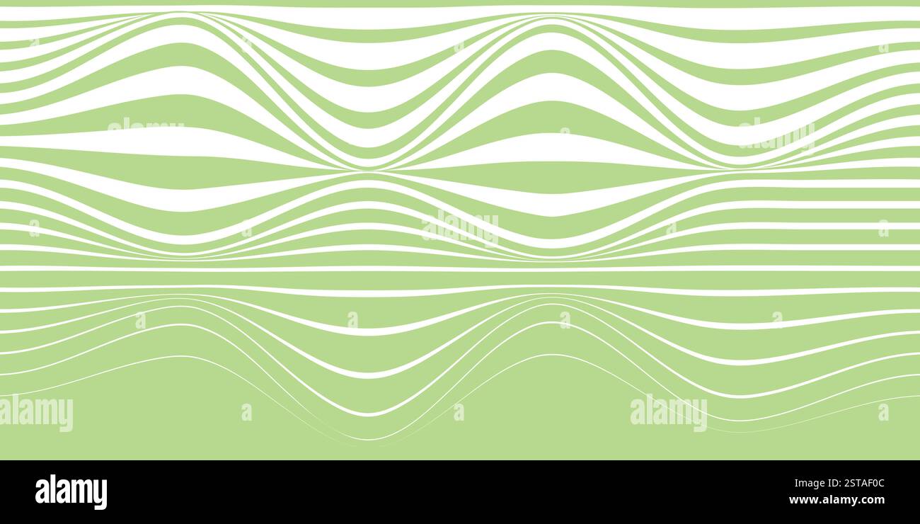 Abstract Green and White Curved Line Background Illustration for Modern ...