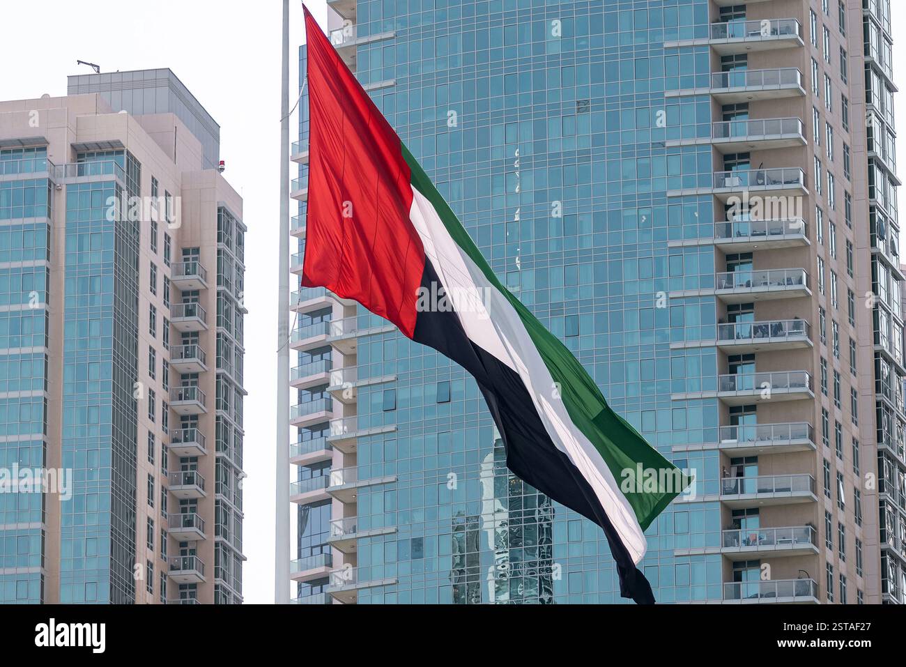 Flag of the United Arab Emirates, UAE national symbol Stock Photo - Alamy