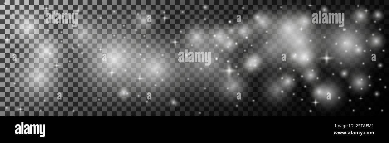 Dust particles white snow scatter Stock Vector Images - Alamy