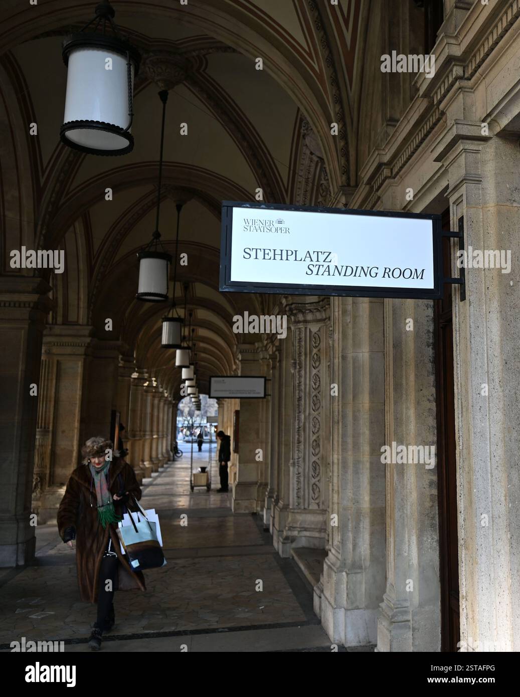 Vienna State Opera in Renaissance arch style, taken on Monday, 17 ...
