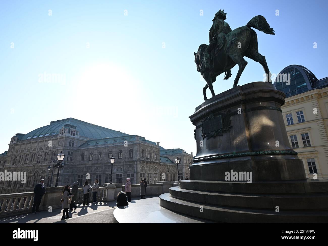Vienna State Opera in Renaissance arch style, taken on Monday, 17 ...