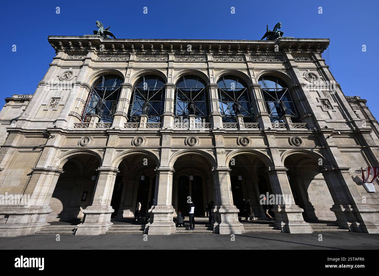 Vienna State Opera in Renaissance arch style, taken on Monday, 17 ...
