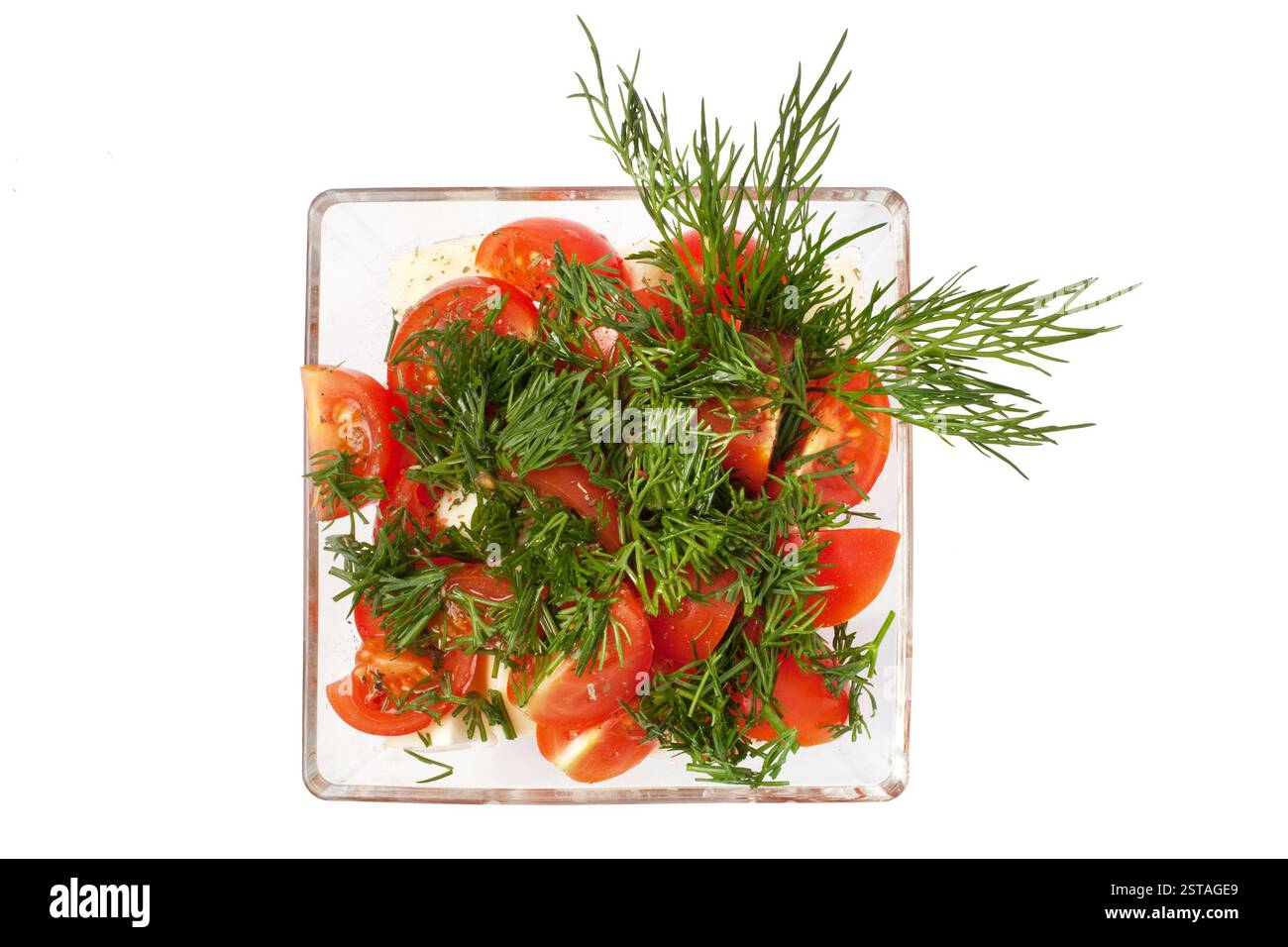 Fresh salad from lettuce Cut Out Stock Images & Pictures - Alamy
