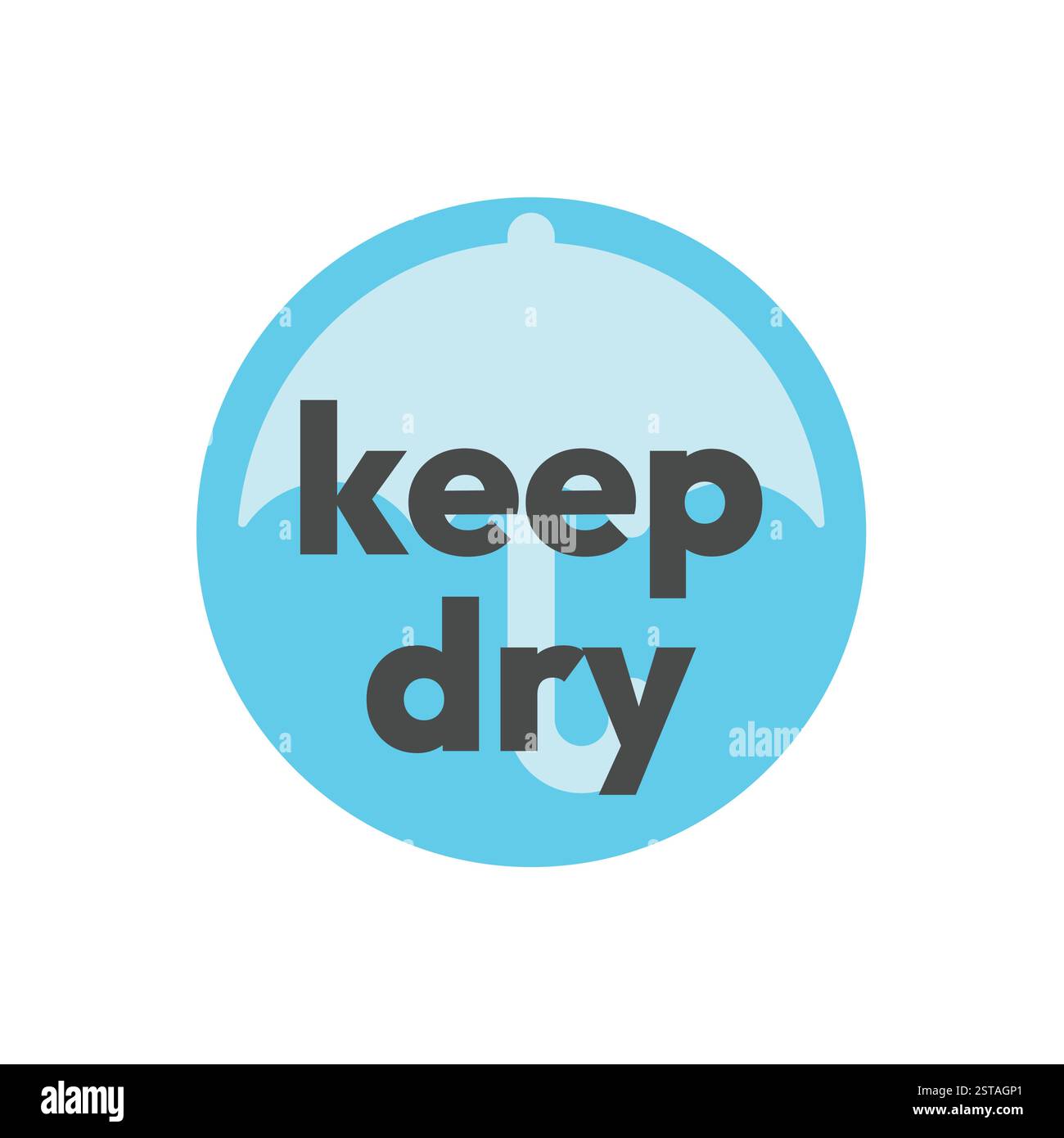 Keep dry vector label. Delivery package and box sticker Stock Vector Image & Art - Alamy