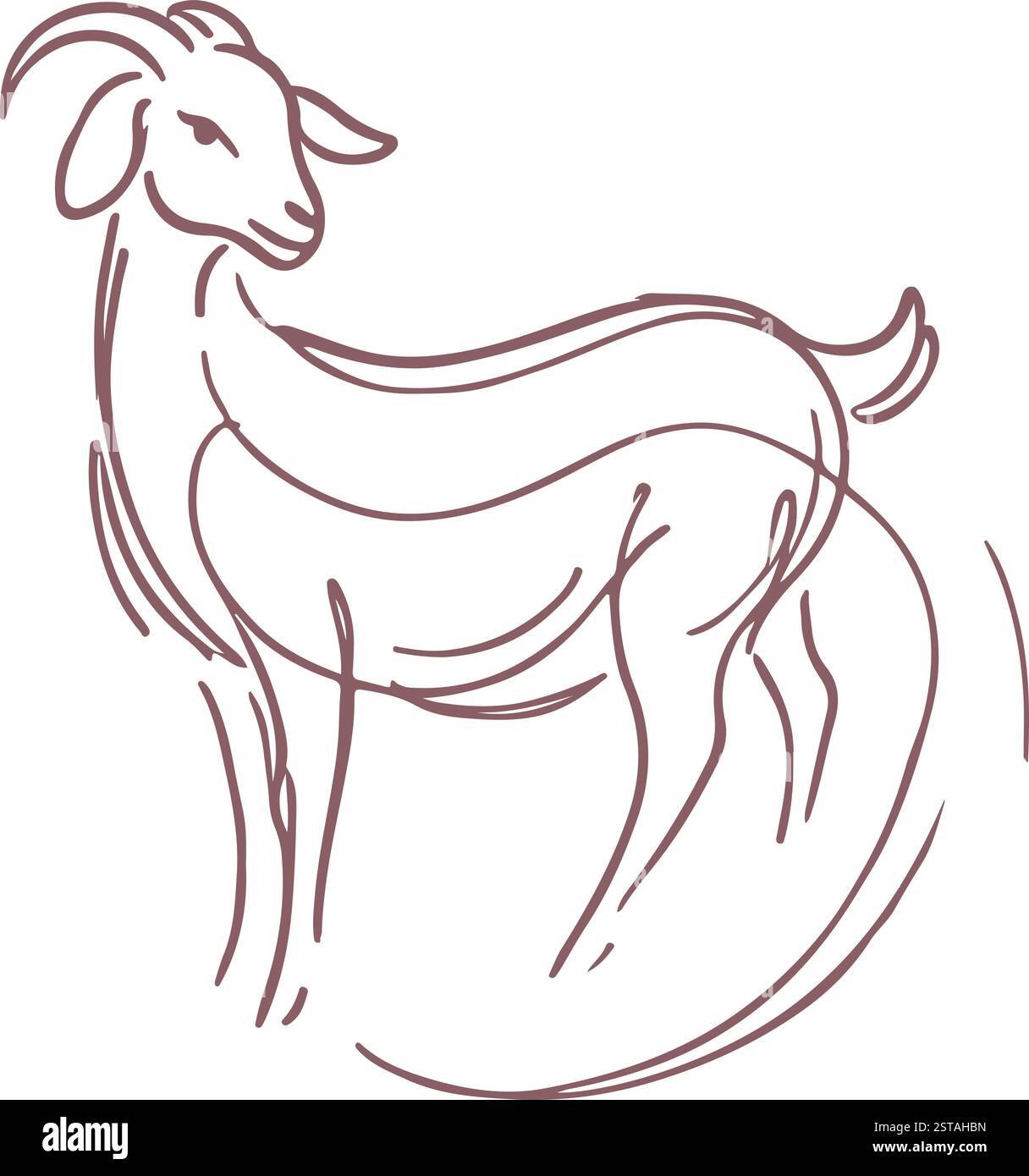 Minimalist goat hi-res stock photography and images - Alamy