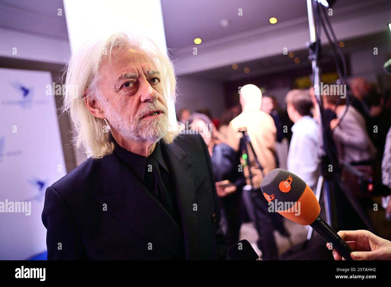 Berlin, Germany. 17th Feb, 2025. Bob Geldof, musician, attends the ...