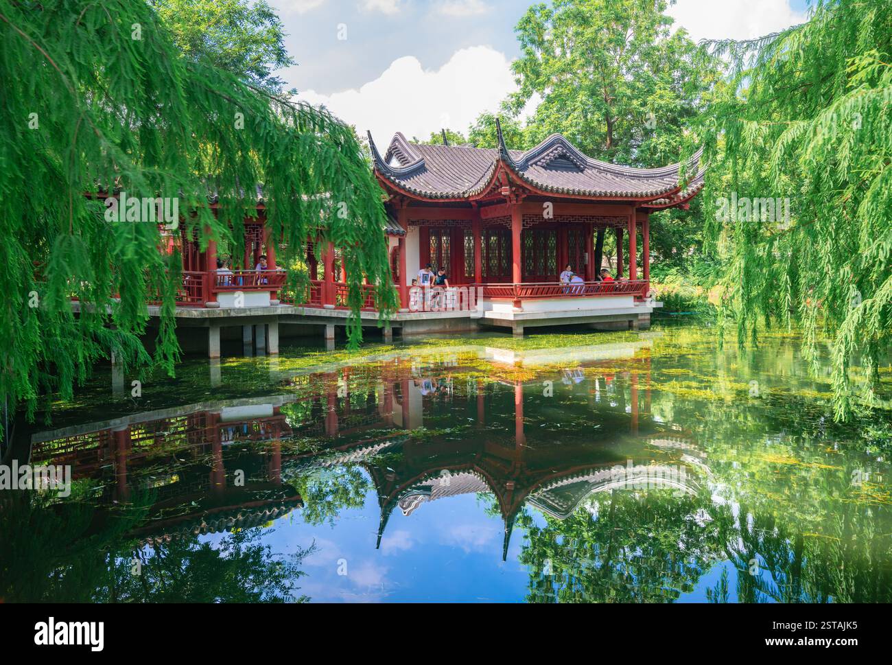 Guhua Garden Environment, Fengxian District, Shanghai, China Stock ...