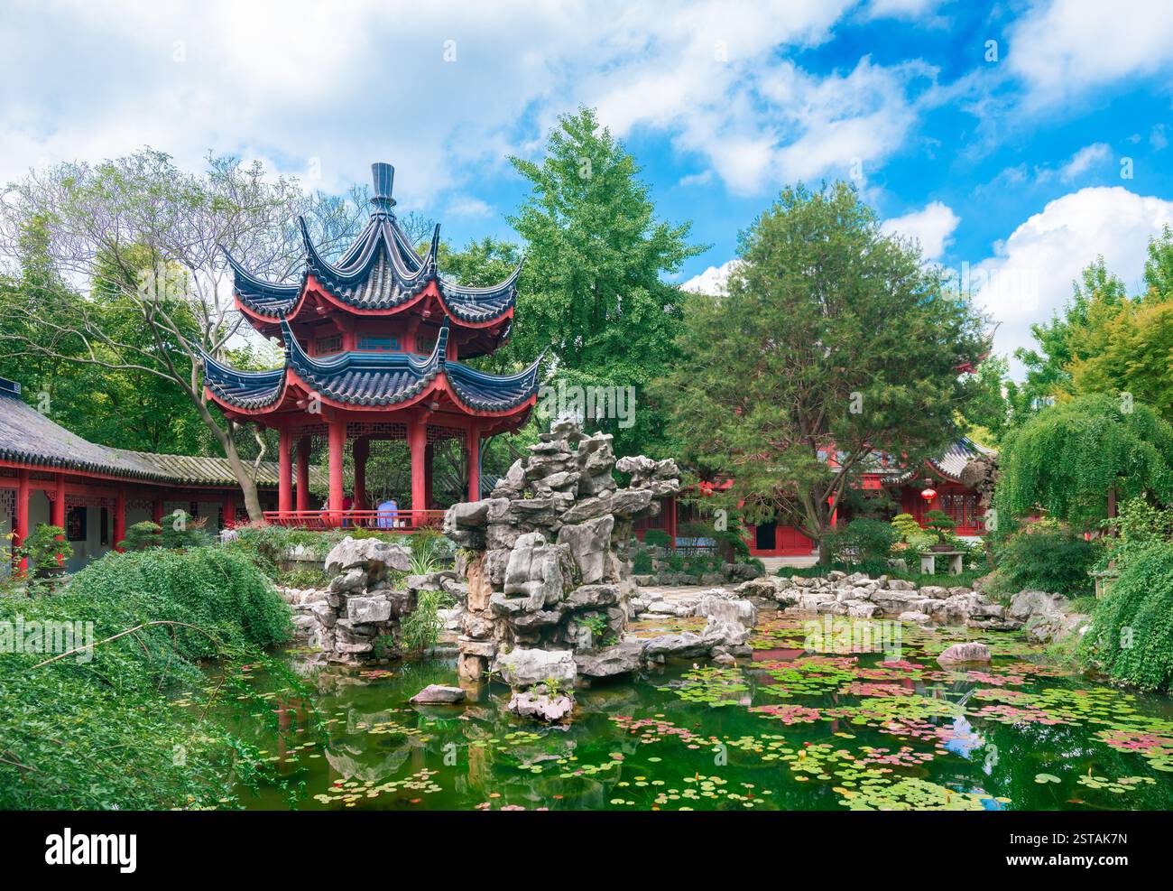 Guhua Garden Environment, Fengxian District, Shanghai, China Stock ...