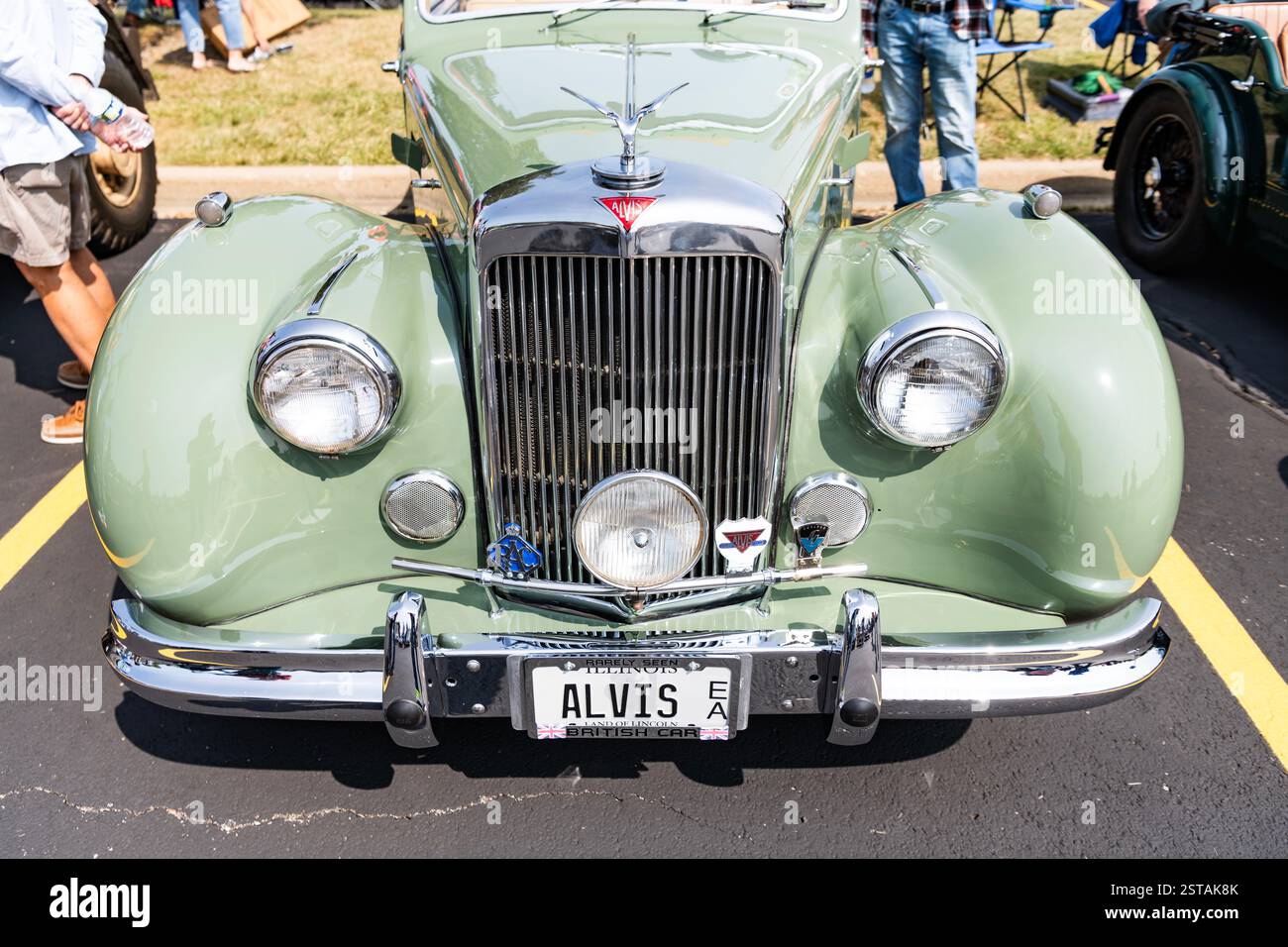 Chicago, Illinois, USA - September 08, 2024: MG Y type retro ...