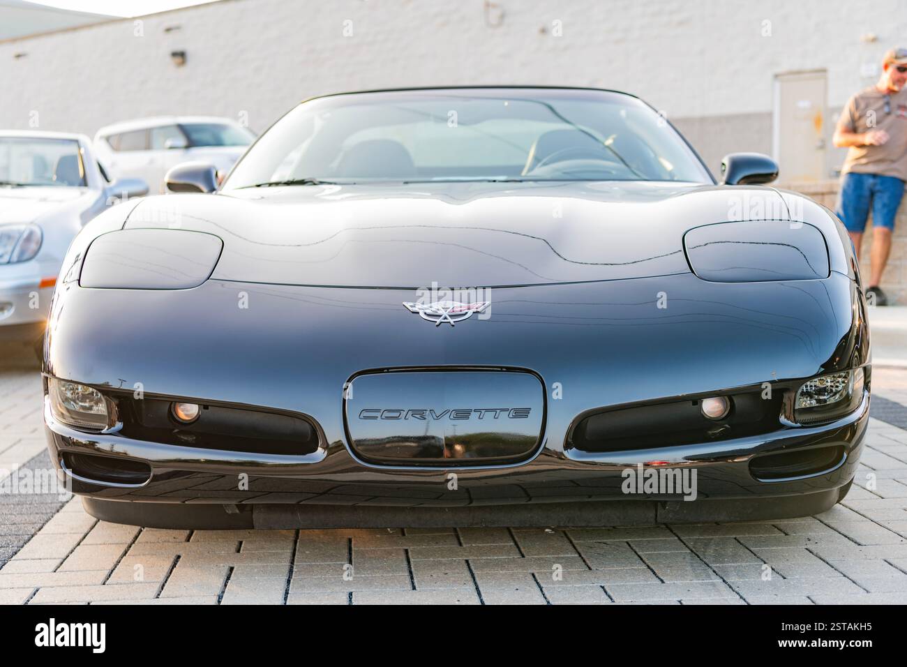 Park Ridge, Illinois, USA - August 22, 2024: Chevrolet Corvette coupe ...