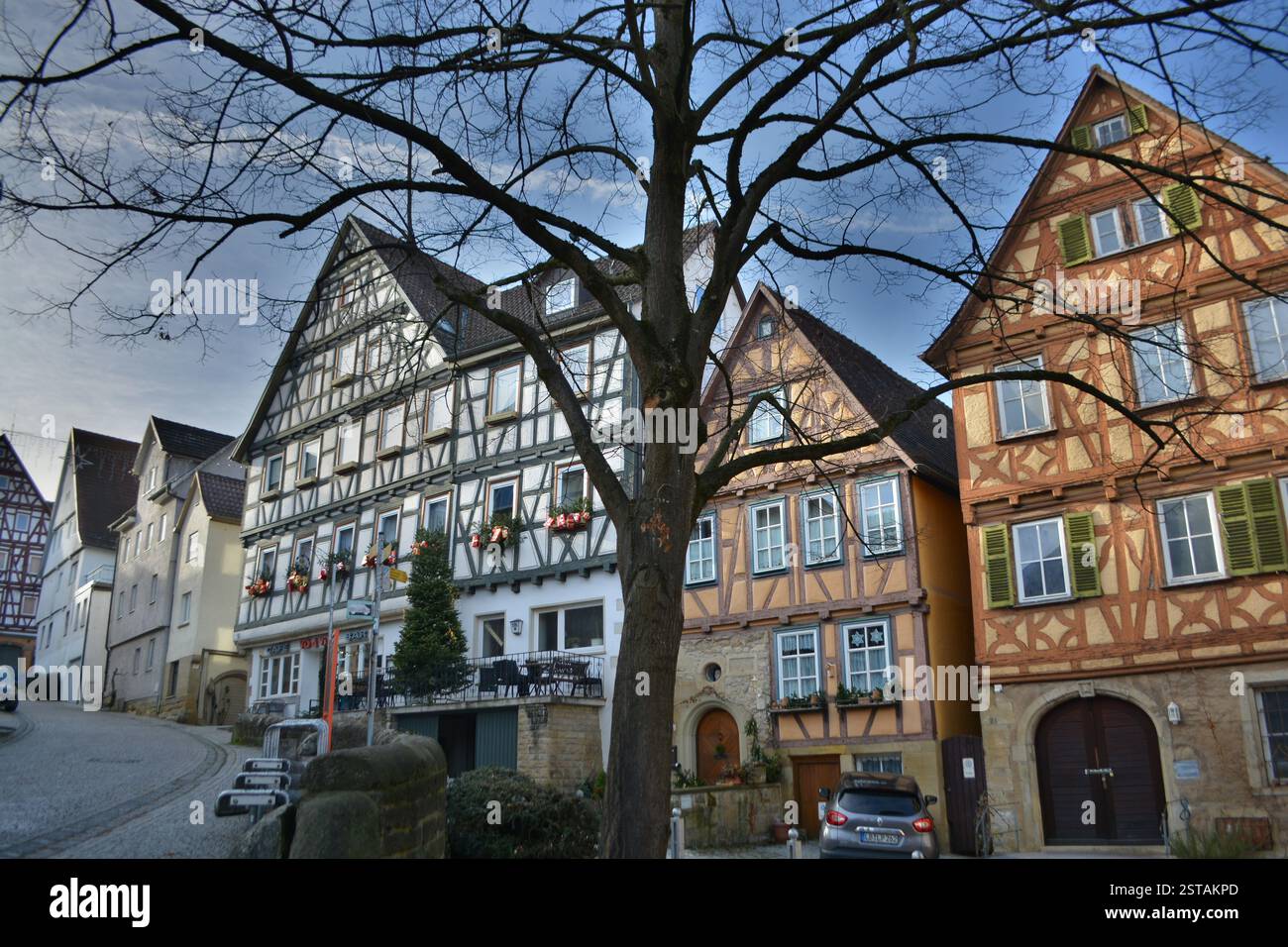 Old city of Marbach am Neckar, Germany Stock Photo - Alamy