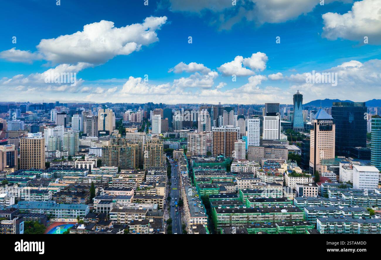 City scenery of Hangzhou City, Zhejiang Province, China Stock Photo - Alamy