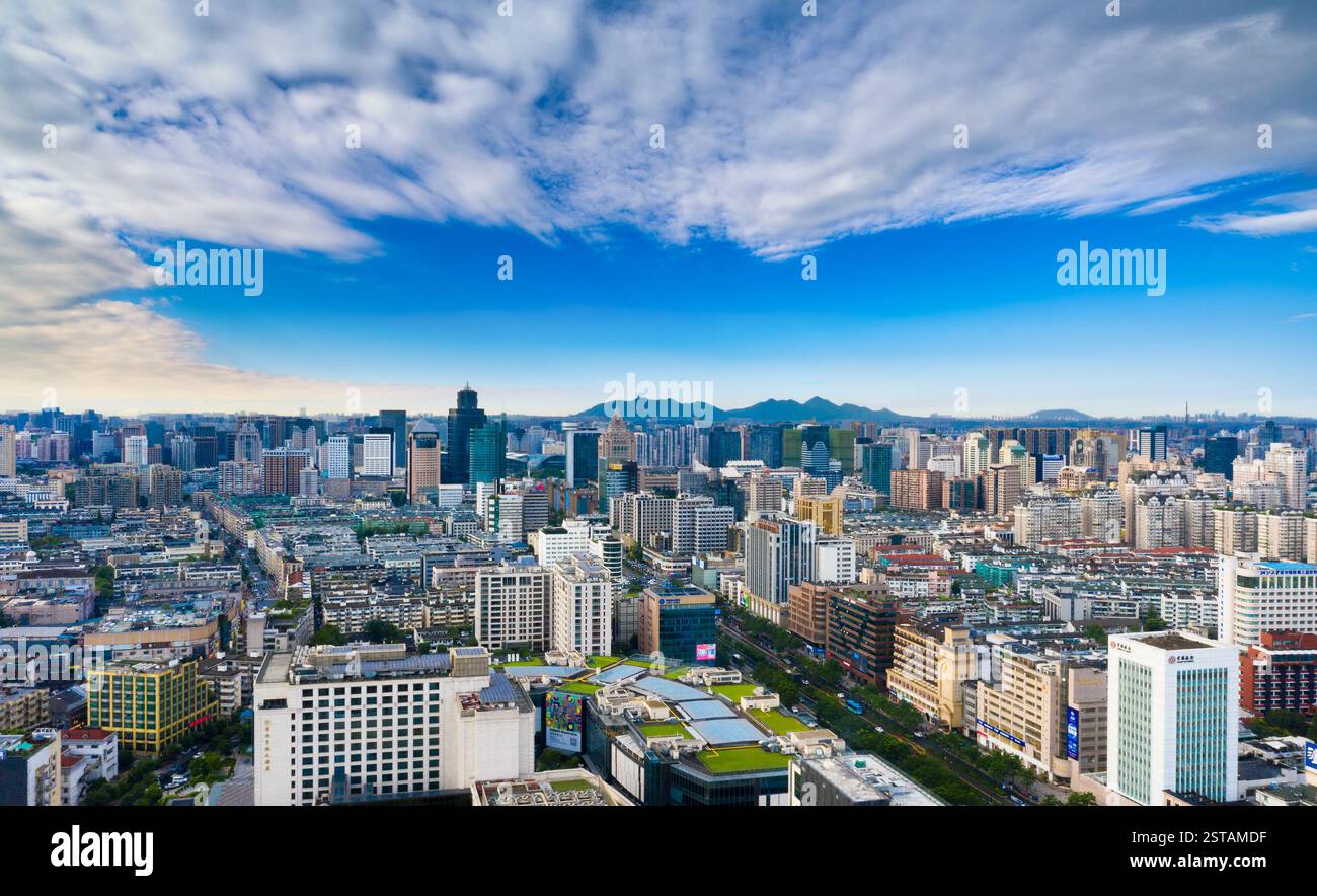 Aerial view hangzhou skyline buildings hi-res stock photography and ...
