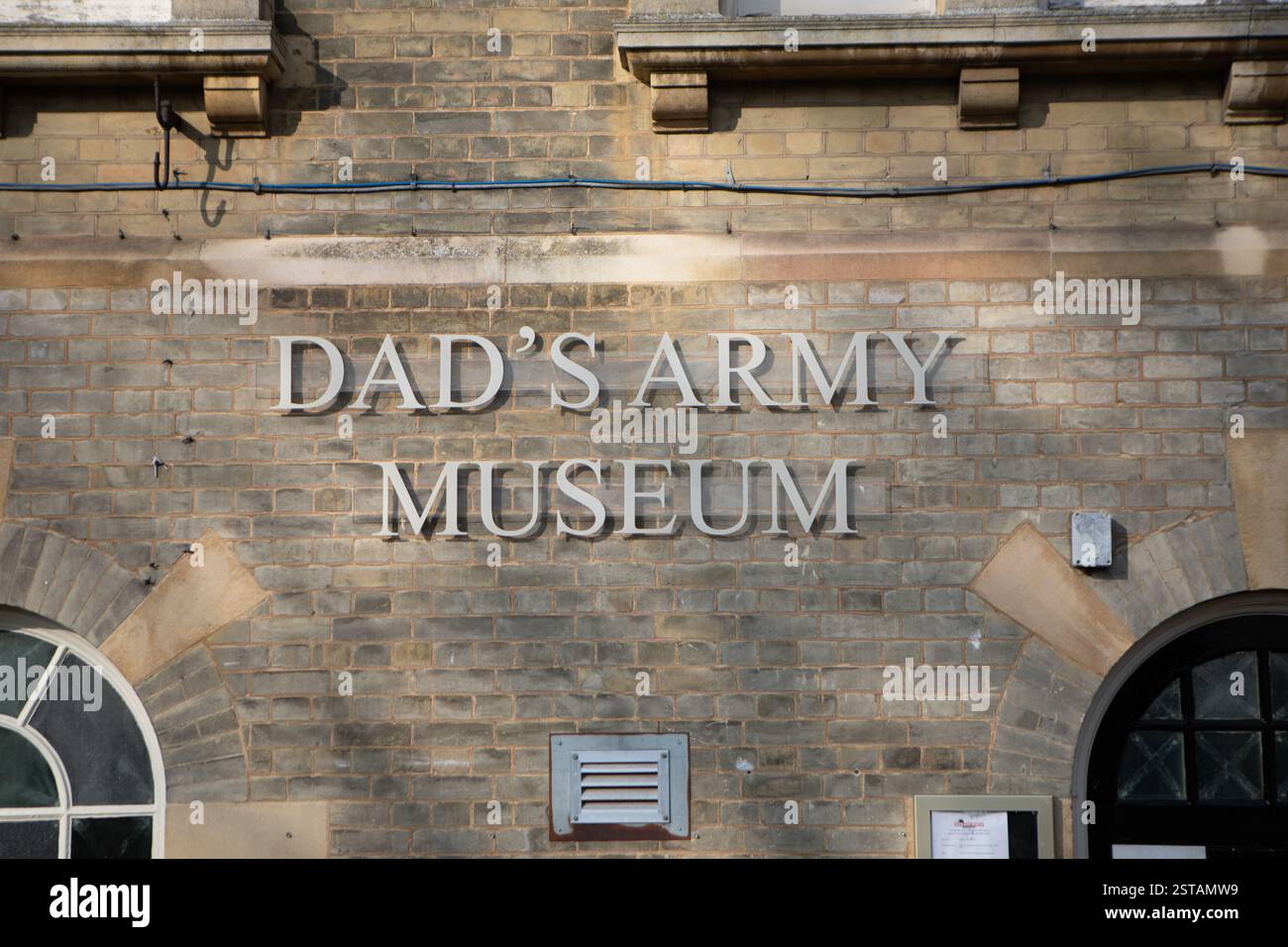 Dad's Army Museum sign, Thetford Stock Photo - Alamy