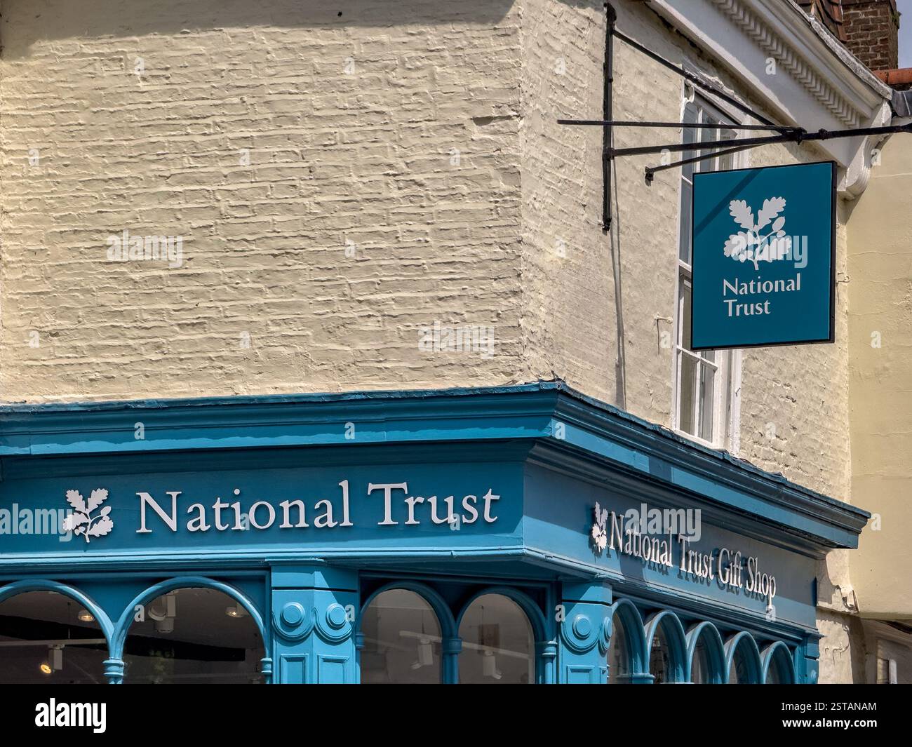 14th century Goodramgate building, now the home to a National Trust ...
