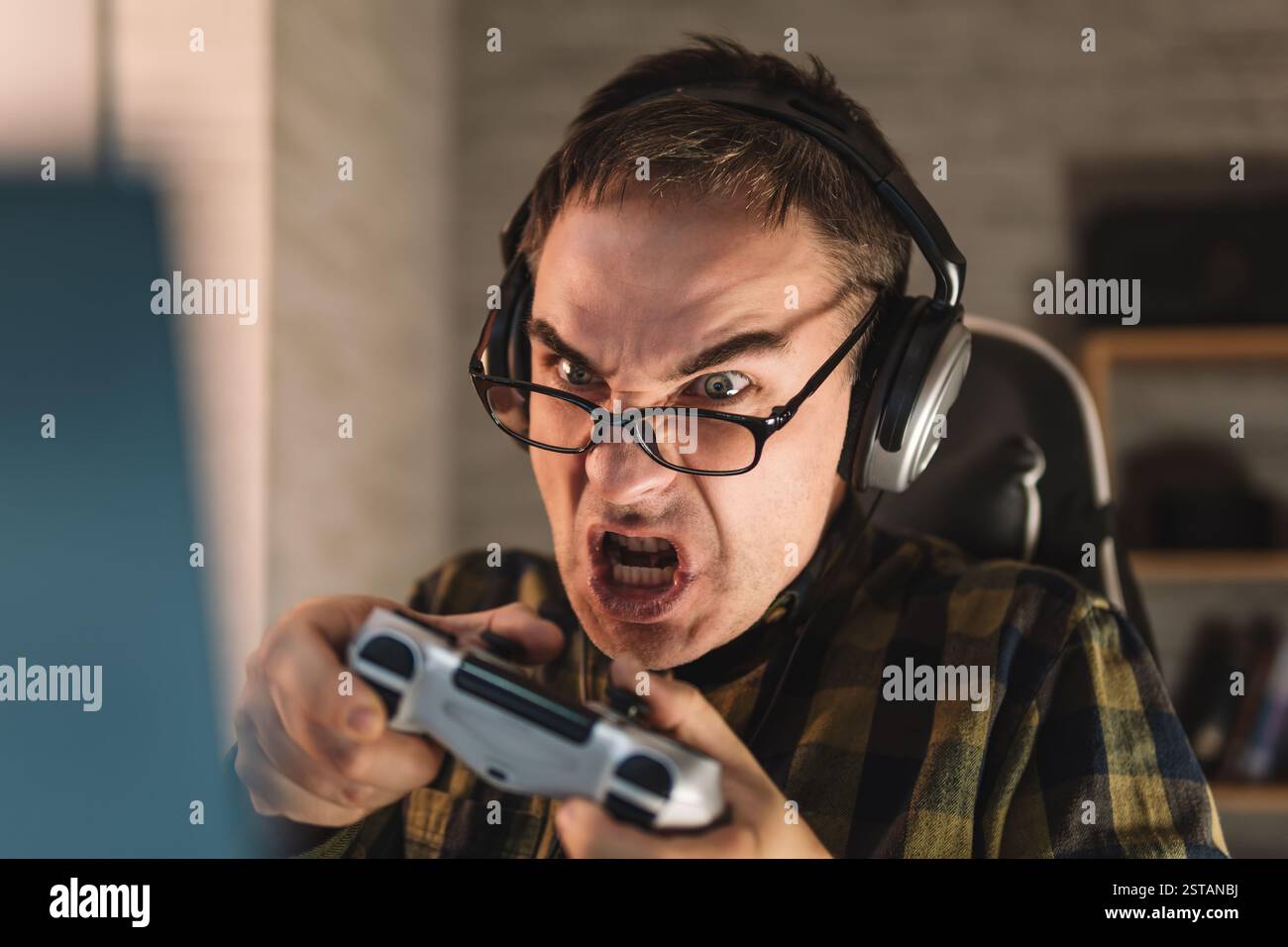 Game over man streamer hi-res stock photography and images - Alamy