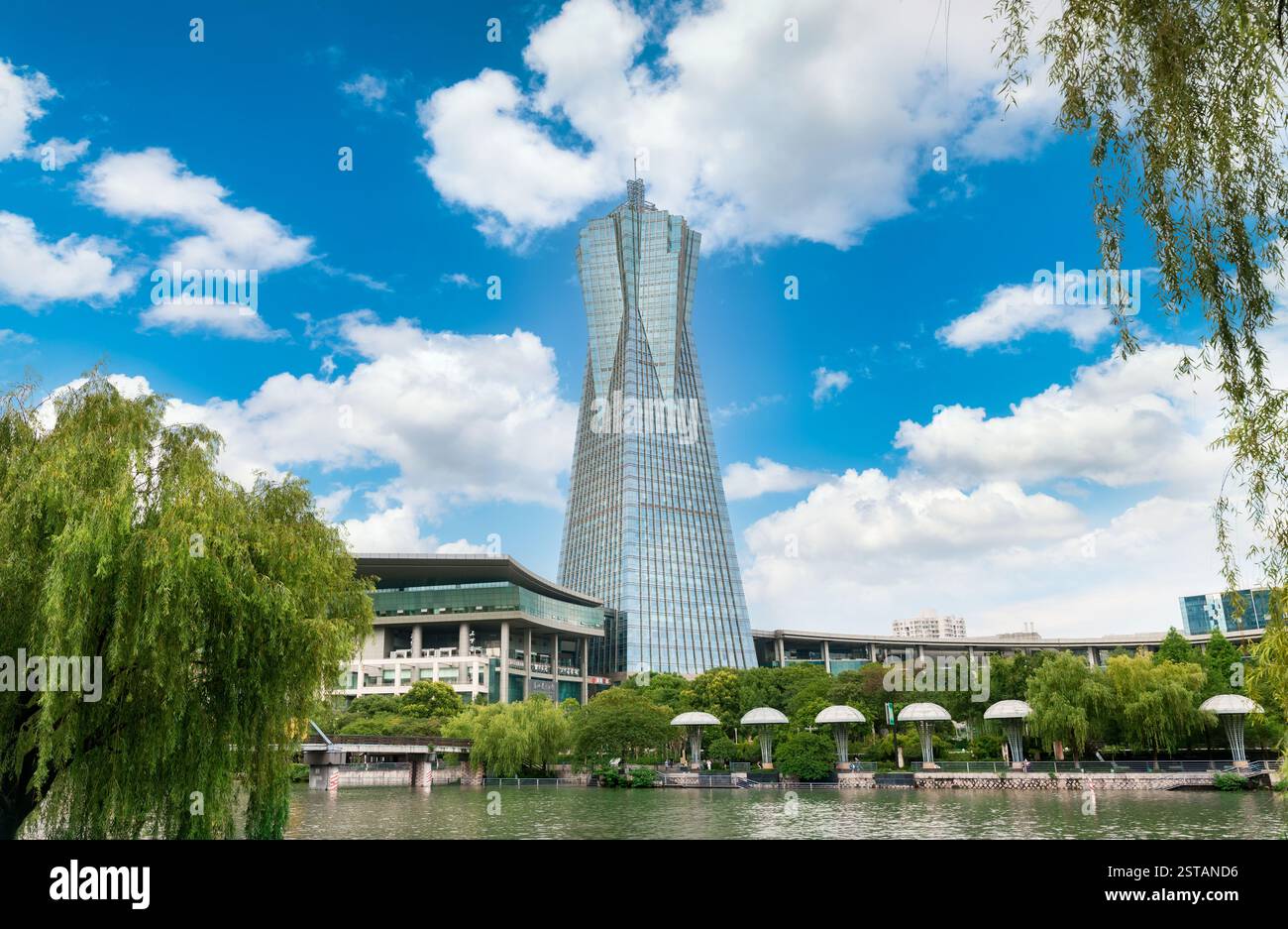 West Lake Cultural Square, Hangzhou, Zhejiang Province, China Stock ...