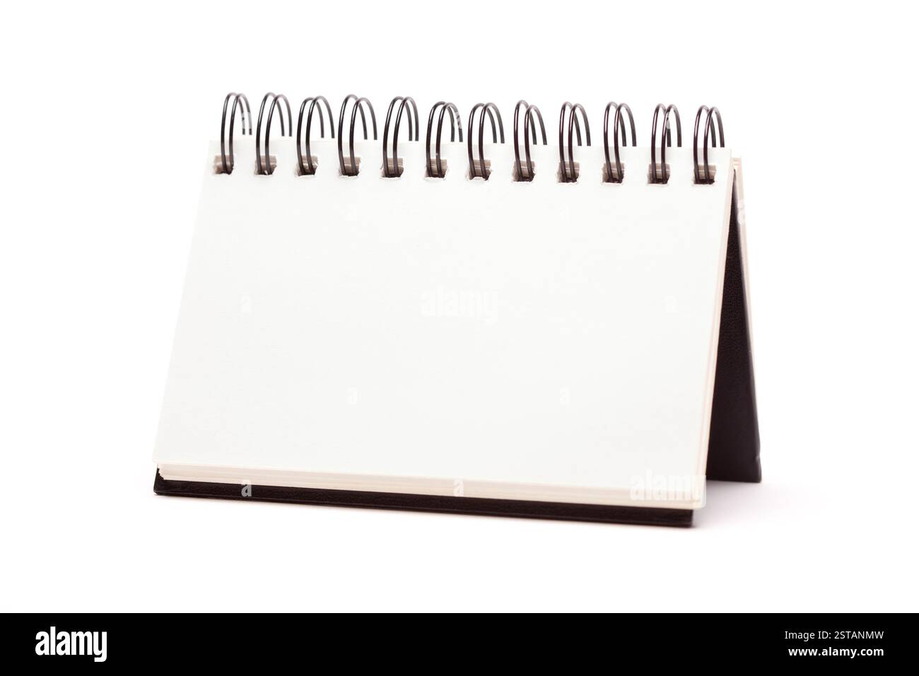 Blank paper desk spiral Cut Out Stock Images & Pictures - Alamy