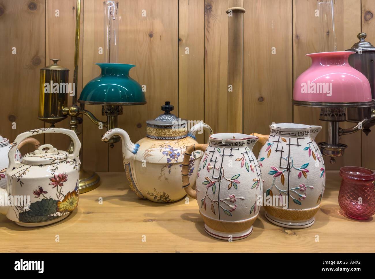 19th and early 20th century household items – Teapots, jugs and oil ...