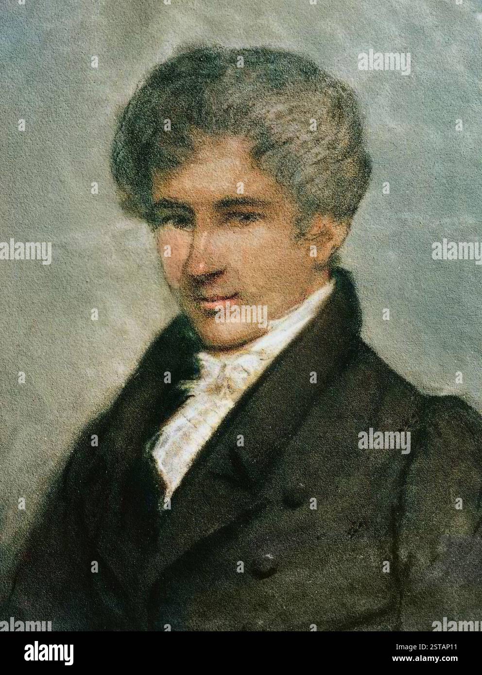 Portrait of Niels Henrik Abel ( 1802- 1829), Norwegian mathematician ...