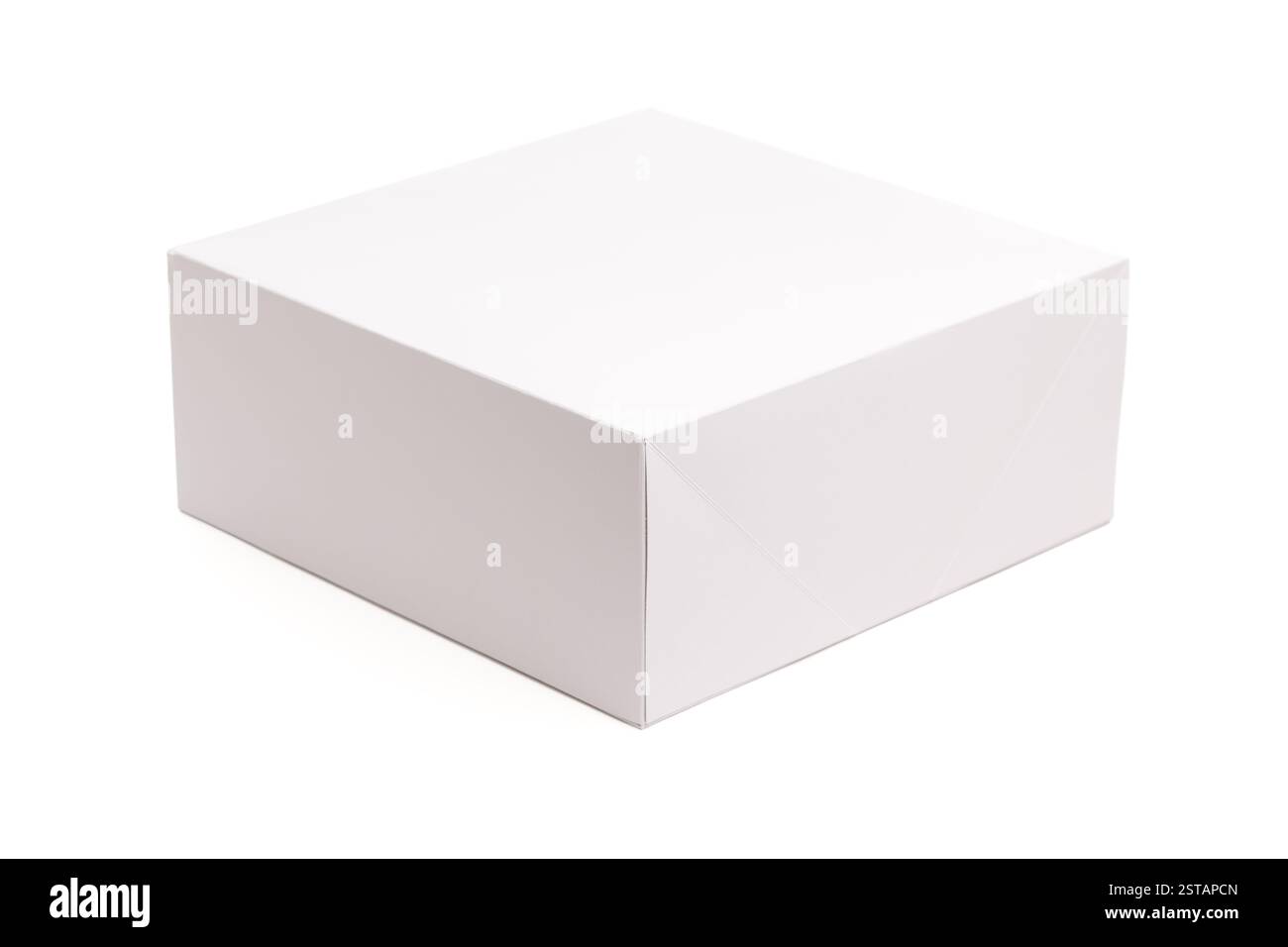 Blank White Box Isolated on a White Background Ready for Your Own ...
