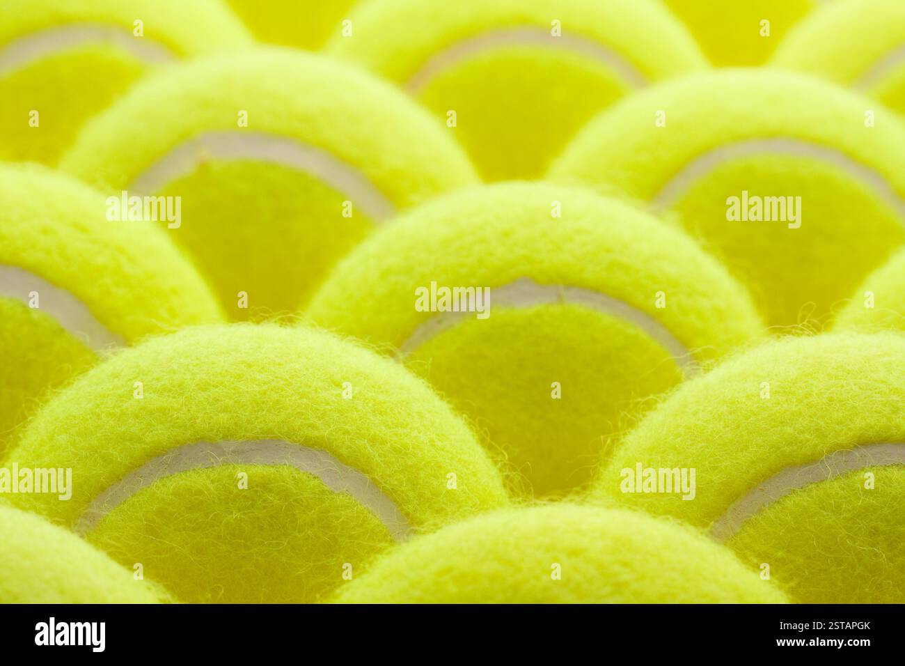 Macro Set of Brand New Tennis Balls Stock Photo - Alamy