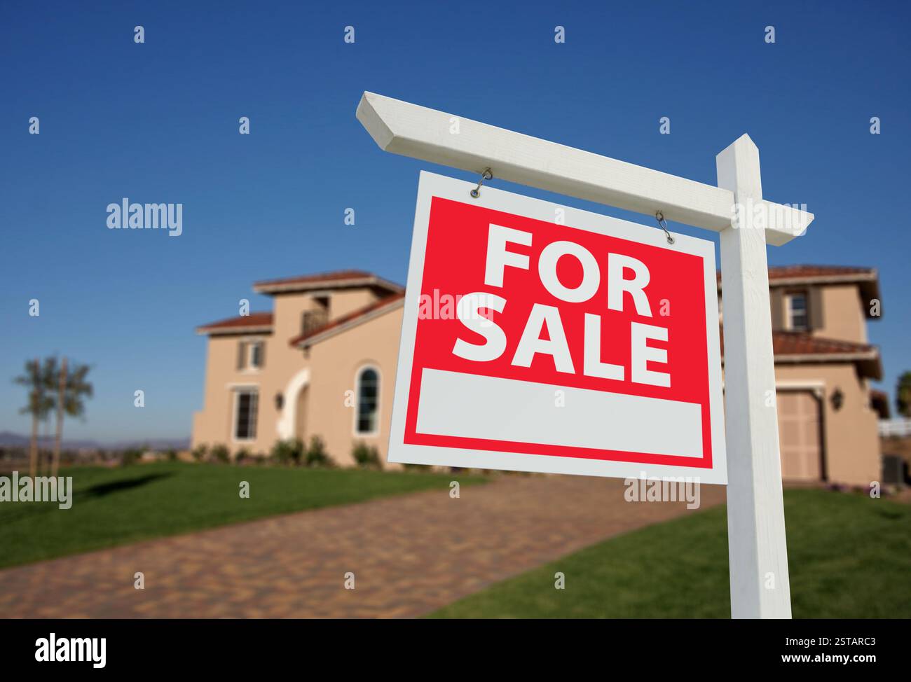 Advertising sign your new home hi-res stock photography and images - Alamy