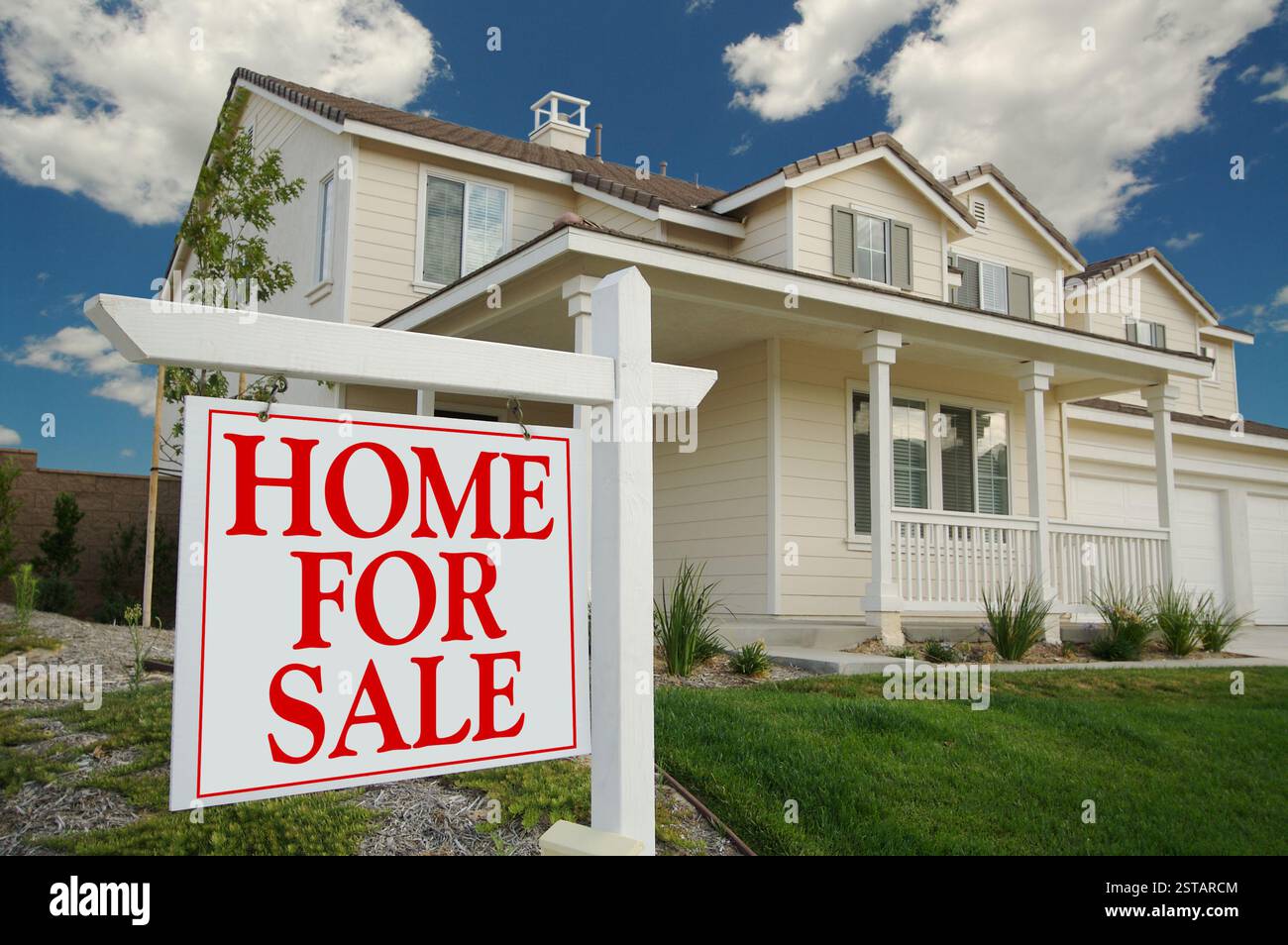 Advertising sign your new home hi-res stock photography and images - Alamy