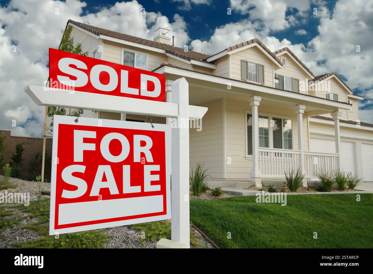 Sold Sign Sold Home Sale Sign Image & Photo (Free Trial) | Bigstock