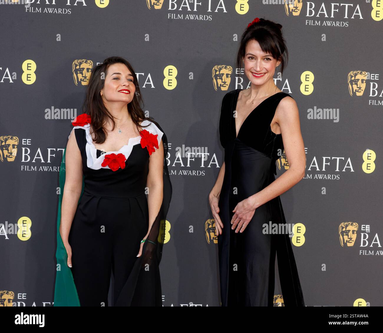 London, UK. 16th Feb, 2025. Waad Al-Kateab and Kathryn Everett attend ...